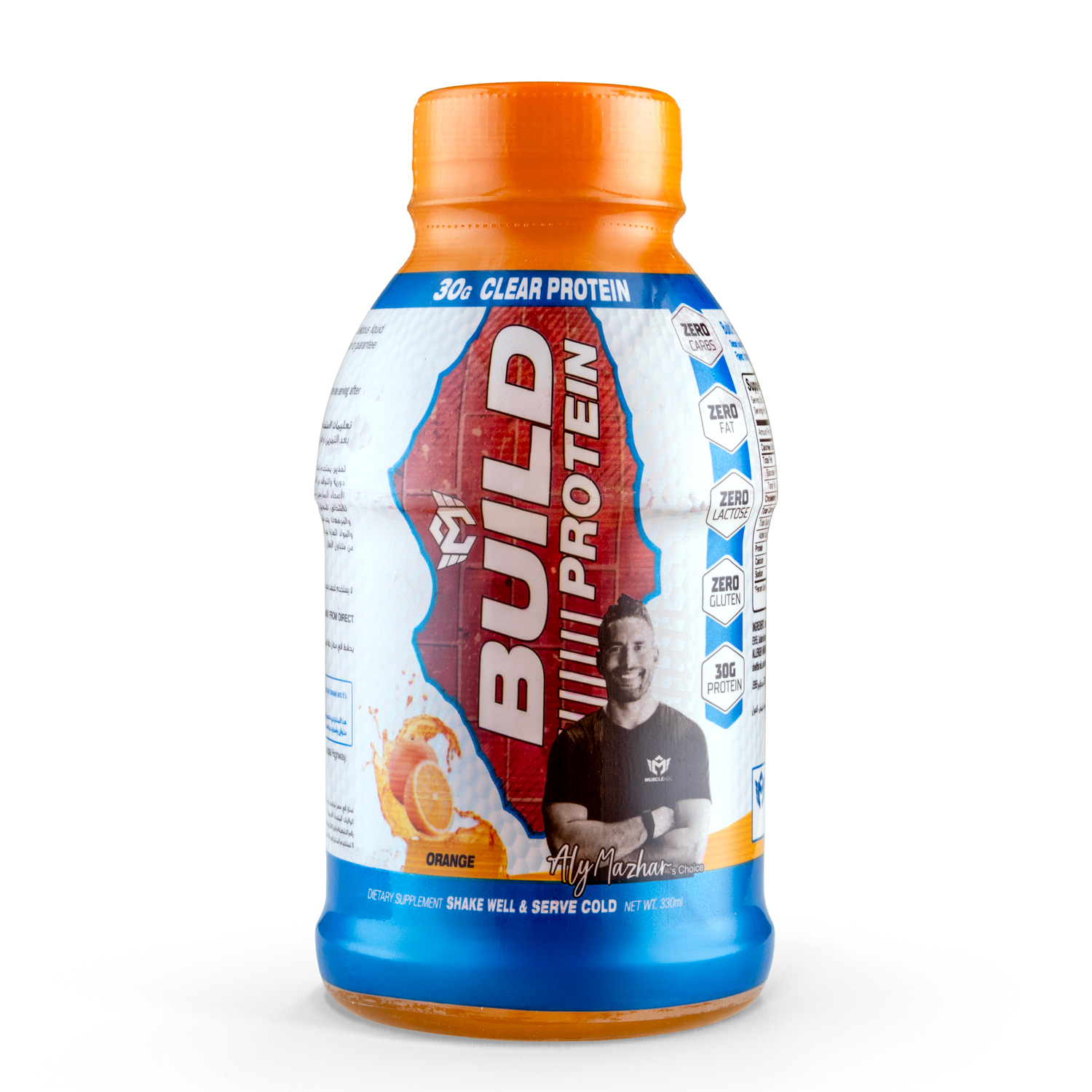 Muscle Add Liquid Build Protein-1Serv-330ML-Orange | Maxmuscle Elite